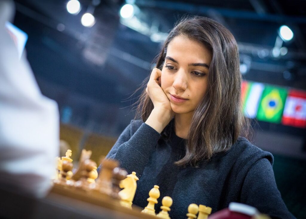After playing without a hijab in a world championship, Iranian chess ...